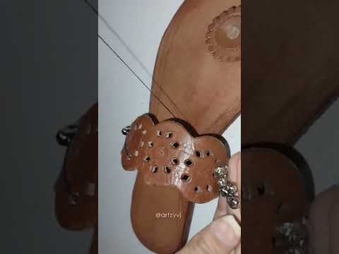 DIY Ghungroo Kolhapuri Chappals | artzy vj