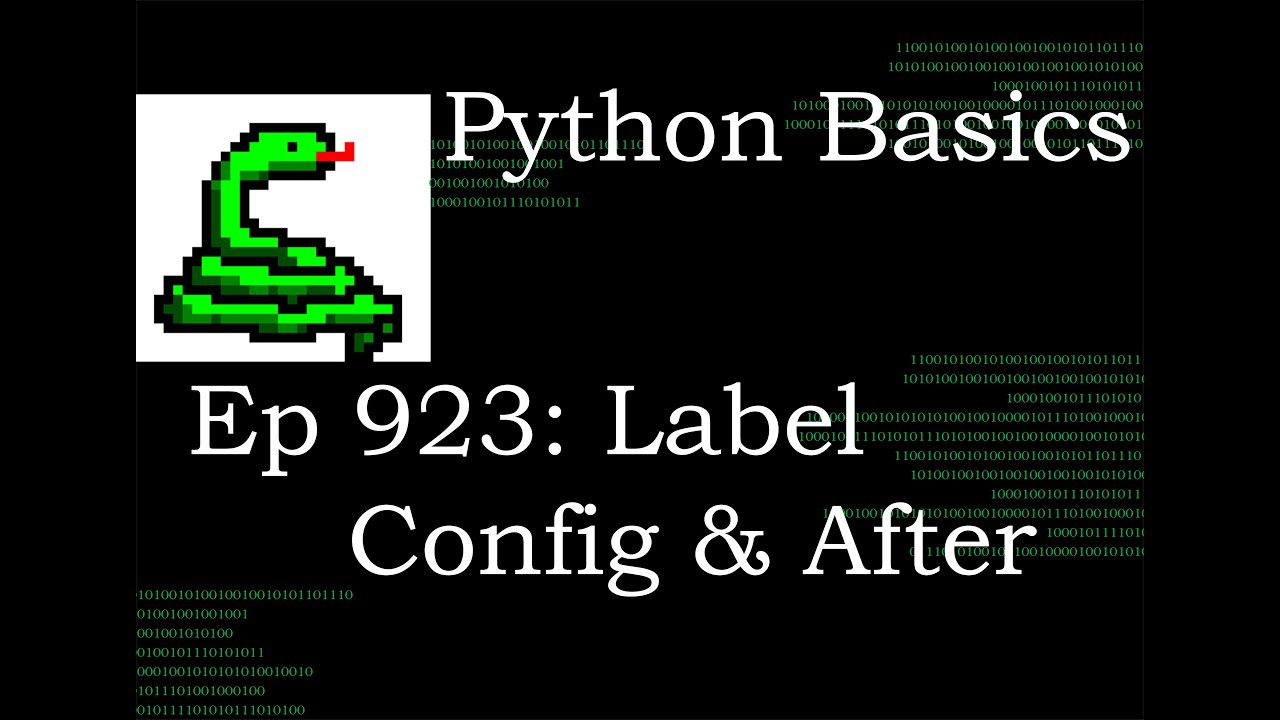 Python Basics Tutorial Time Function with Label Config and After Method || Digital Clock Series