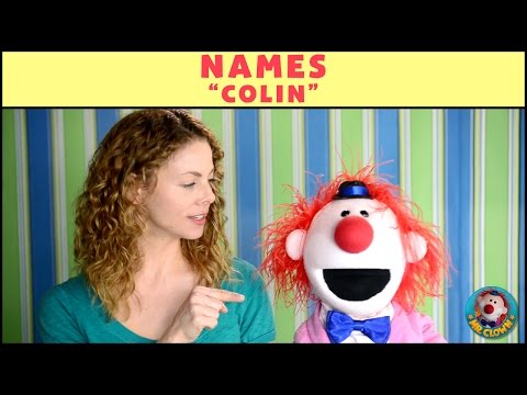 Learning Names with Mr. Clown: "Colin"