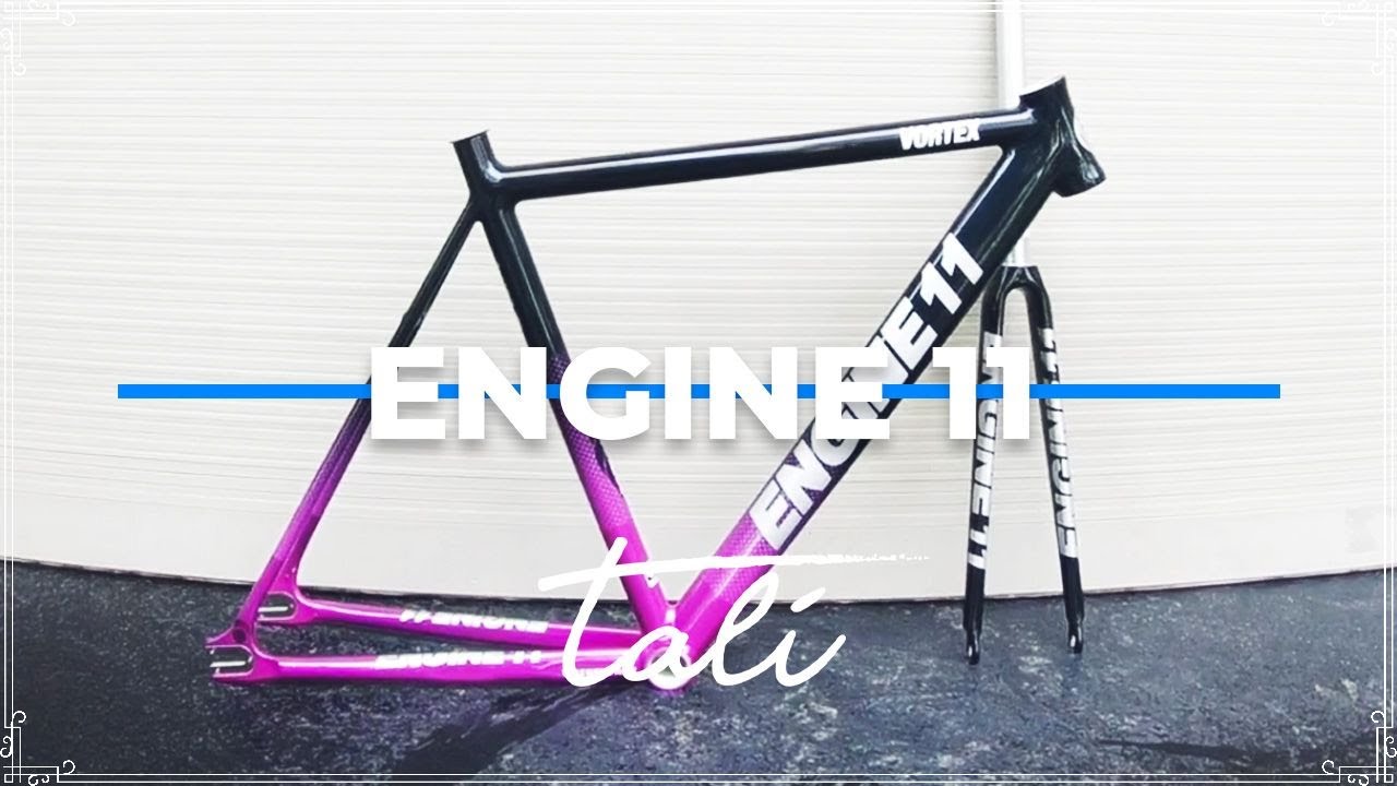 DREAM BUILD FIXED GEAR BIKE - VORTEX - PURPLE BLACK - Engine 11 // TALI Bike