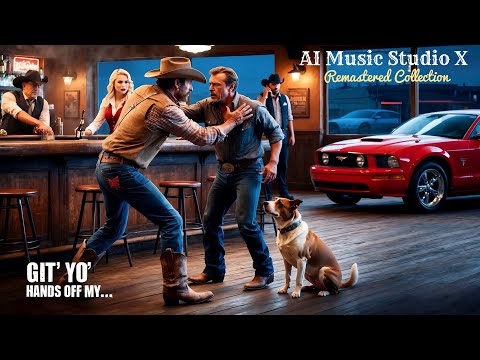 “Git’ Yo’ Hands Off My…” (Remastered) by AI Music Studio X | #Music #Original #Country #Rock #Song