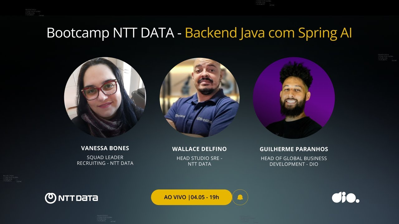 Lançamento Bootcamp NTT DATA - Backend Java com Spring AI