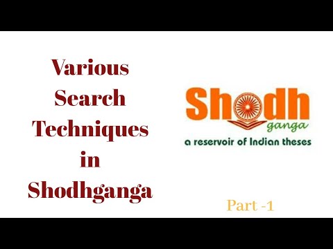 Shodhganga | Advanced Search Techniques #QandAJunction #SearchTips Part-1