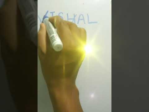Vishal name new logo design #logoshort#