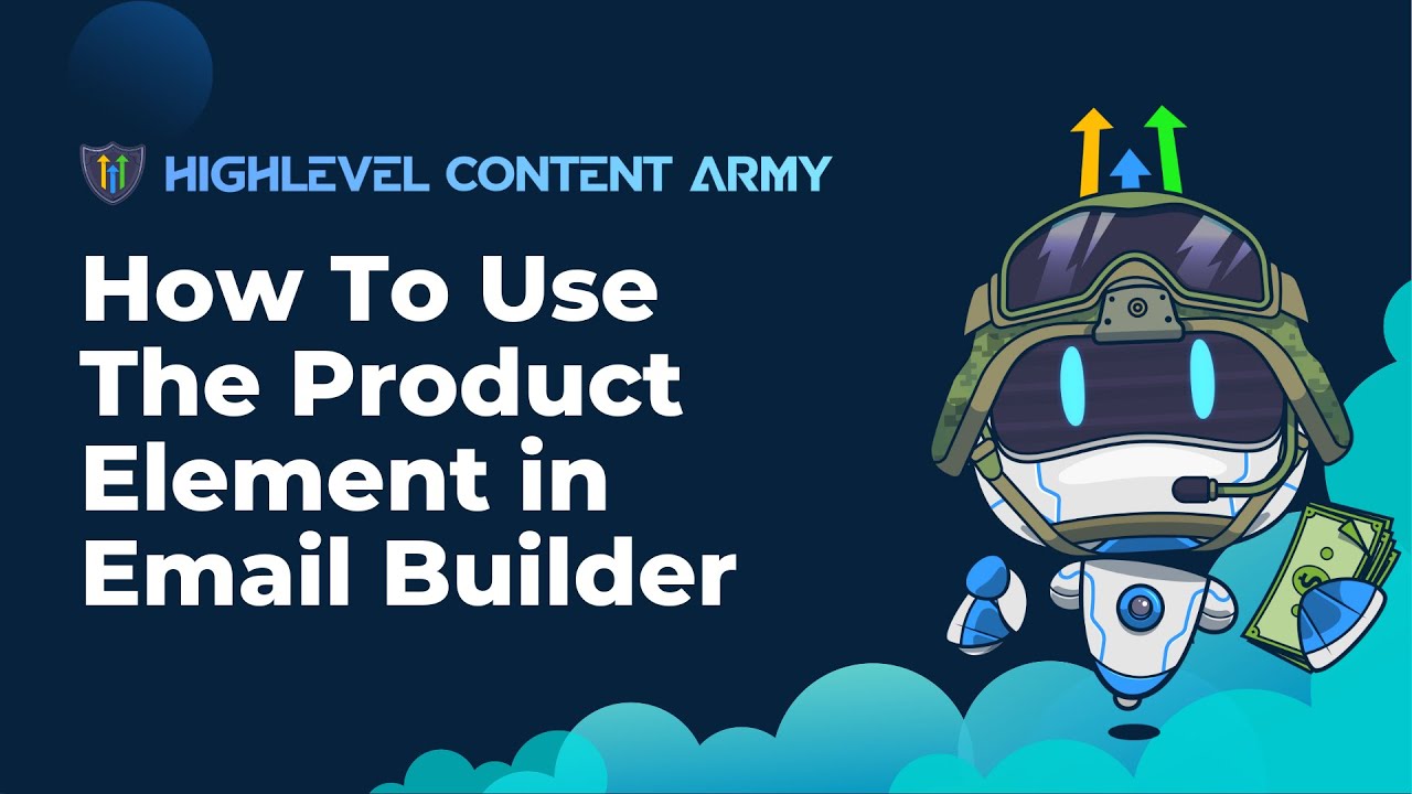 How To Use The Product Element in Email Builder