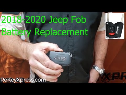 2018-2020 Jeep Wrangler Key Fob Battery Replacement | Easy DIY Guide with CR2450 Battery