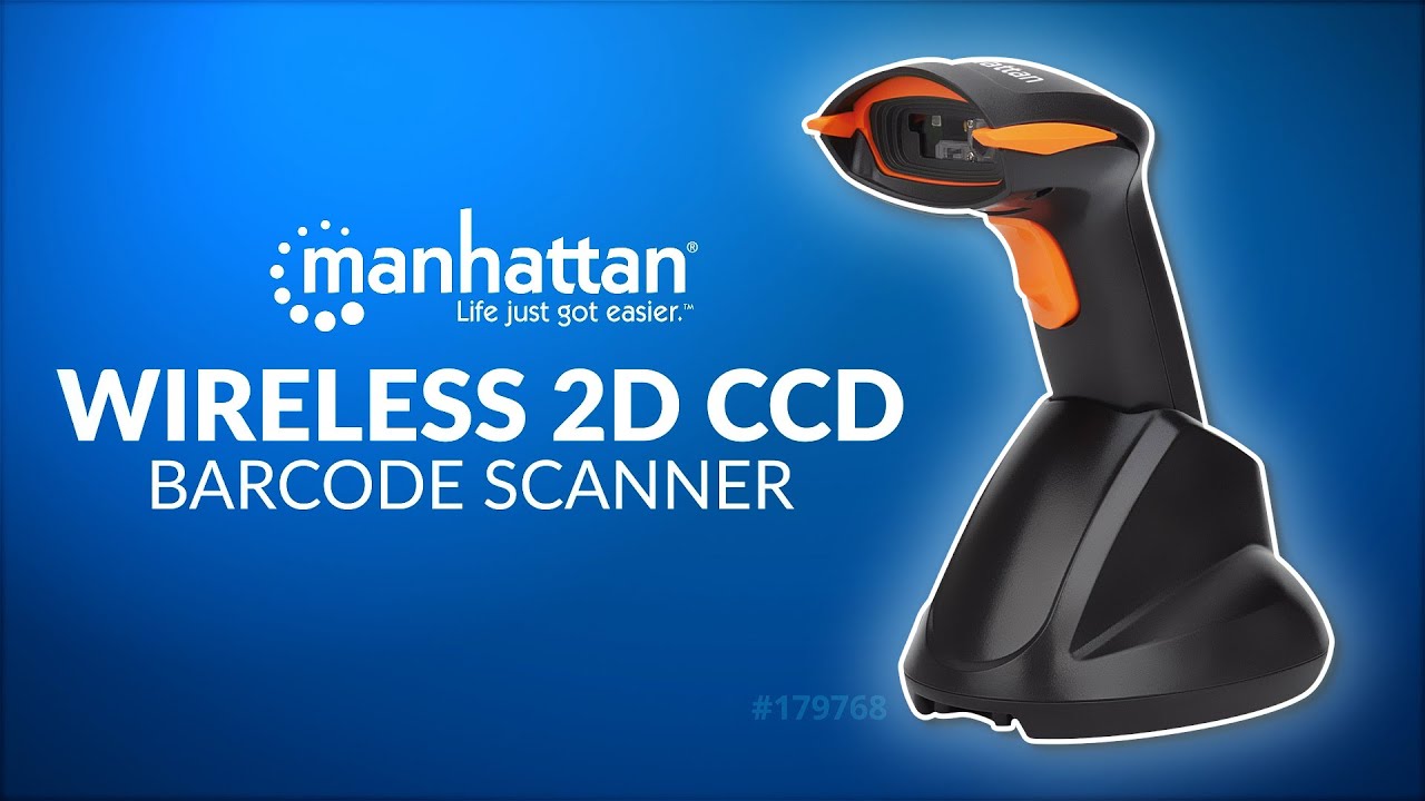 Wireless 2D CCD Barcode Scanner