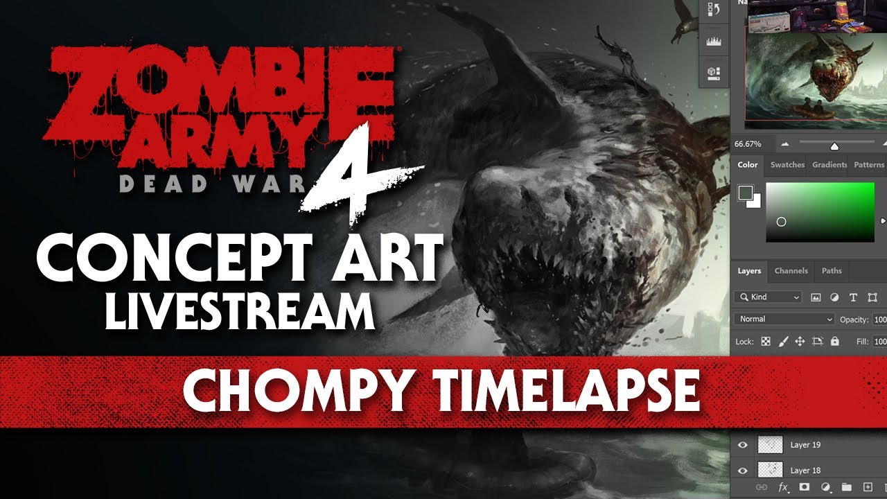 Zombie Army 4: Dead War – Concept Art – Chompy Timelapse