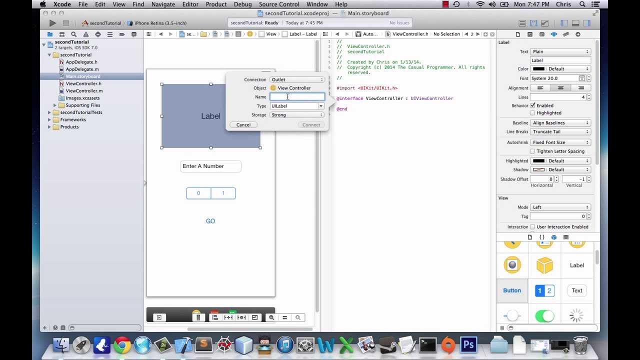 iOS Application Development Tutorial 2: Text Fields, Segmented Controls, and Error Checking
