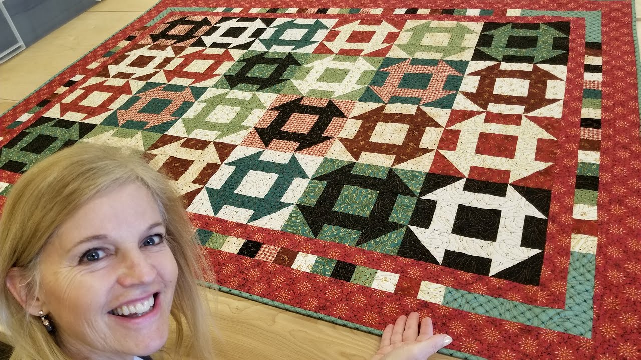 SUPER EASY Churn Dash Quilt! *****FREE PATTERN*****