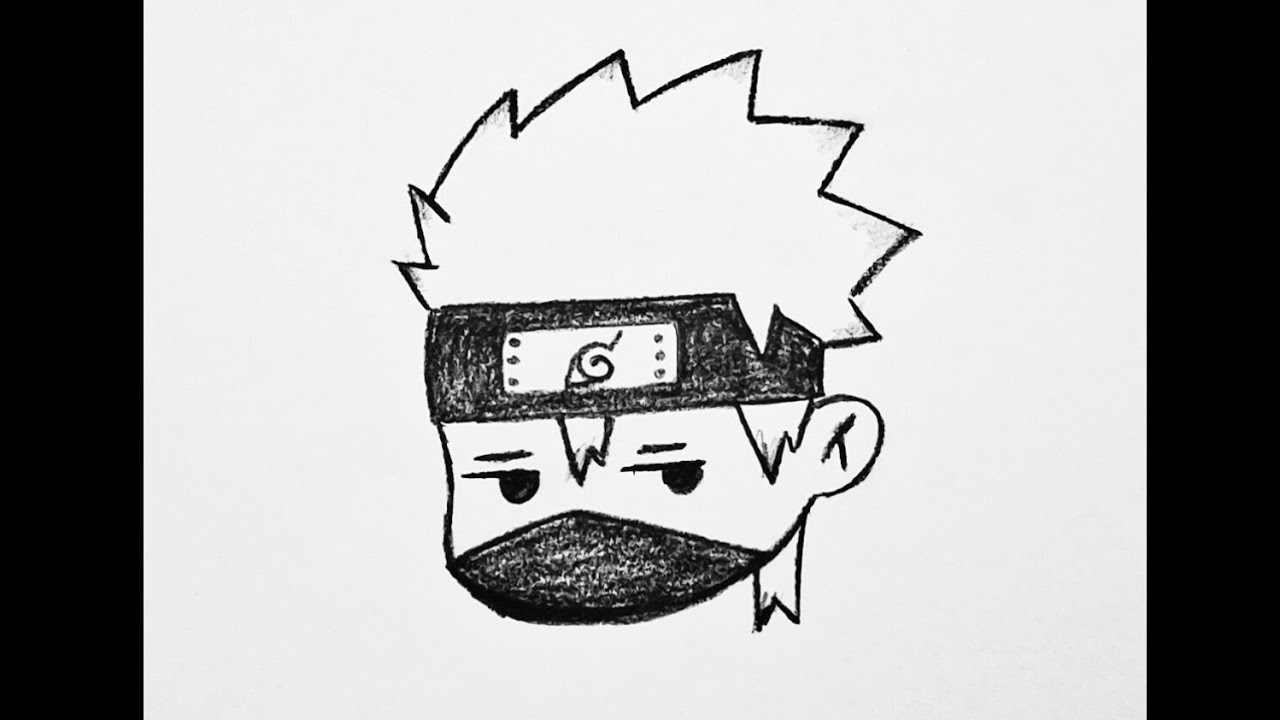 How to draw Kakashi Chibi  | Easy drawing for beginners step by step