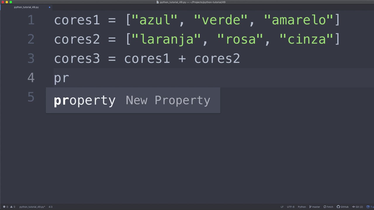Como Combinar 2 Listas / Array (Python Tutorial #49)