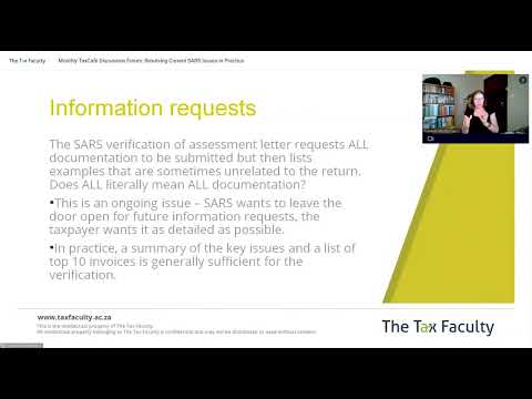 SARS Request for Additional Information