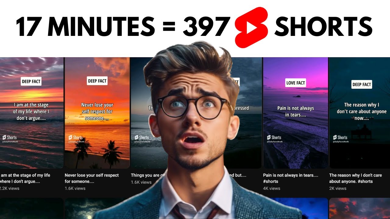 I Made 397 YouTube Shorts With AI