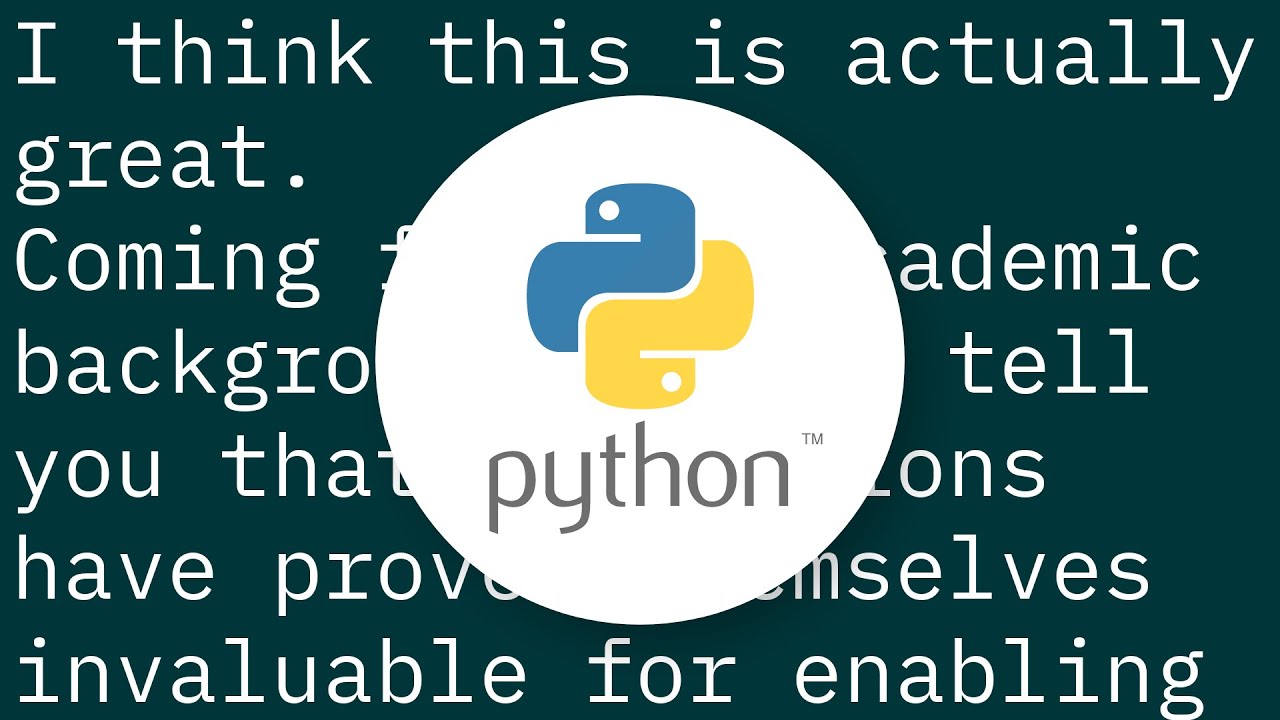 What are good uses for Python3's 