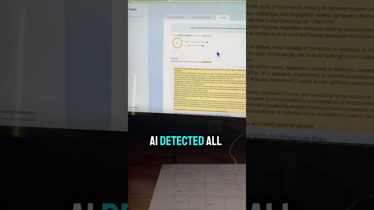 How do Teachers Detect AI? 🤖 #chatgpt #ai #school