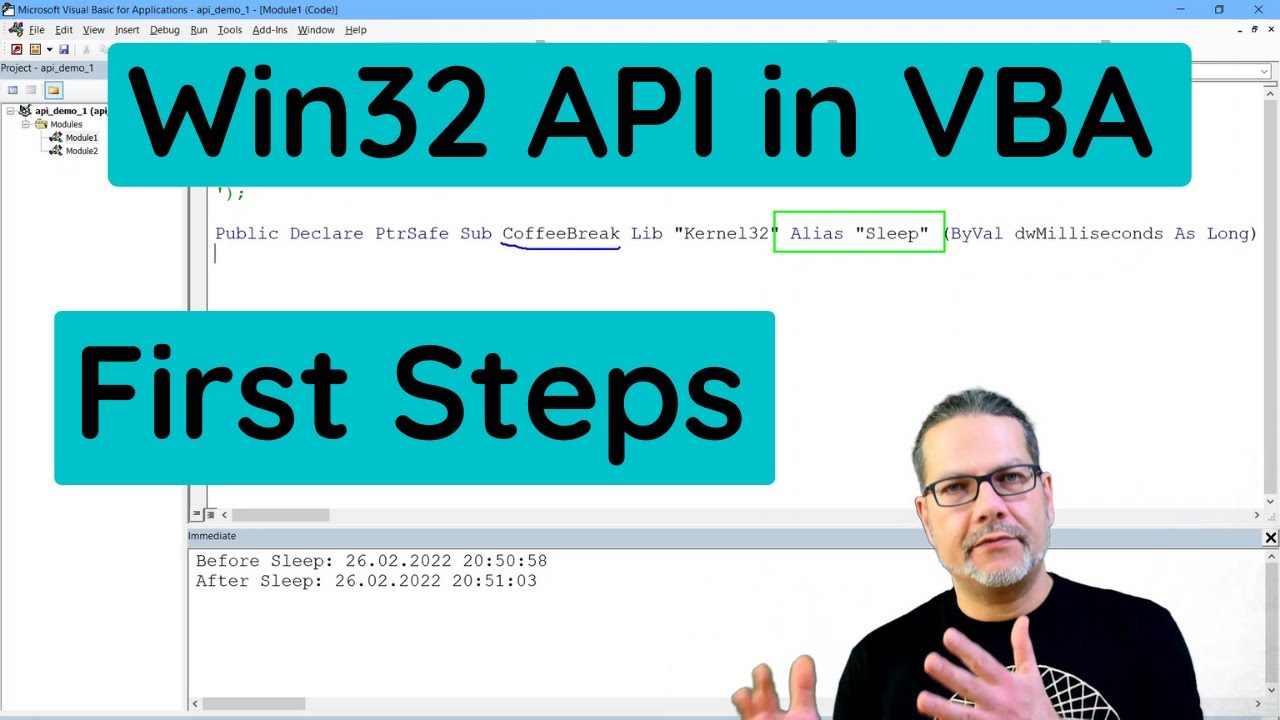 Windows API in VBA - First Steps