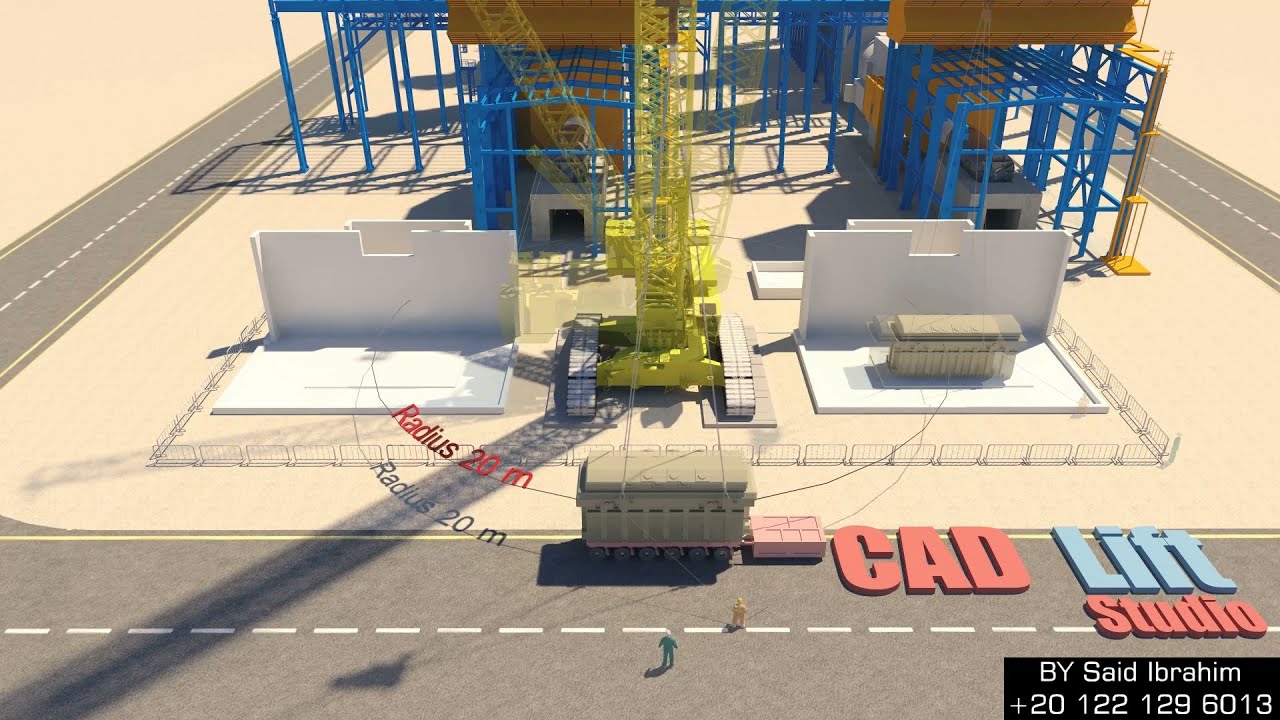 Transformer Lift Plan Simulation and Presentation