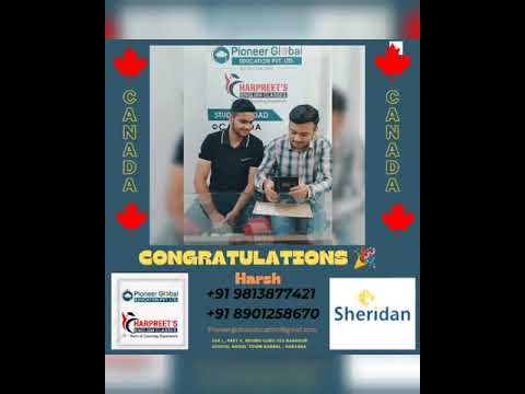 Canada Study Visa || Sheridan College || Pioneer Global Education