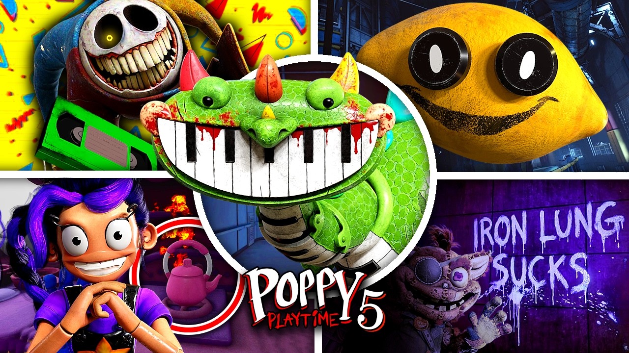 Poppy Playtime: Chapter 5 - ALL Secrets & Easter Eggs (Showcase)