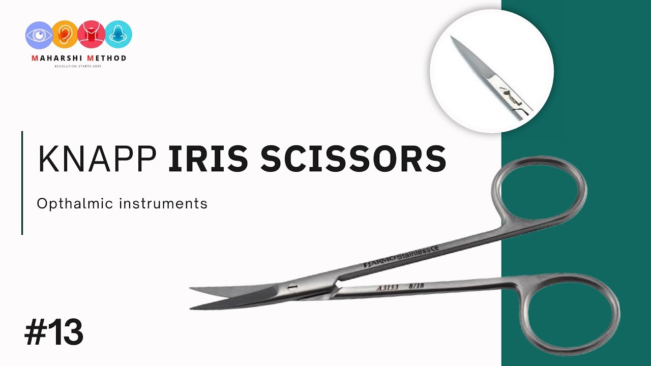KNAPP IRIS SCISSORS | Opthalmic Instruments series