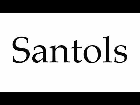How to Pronounce Santols