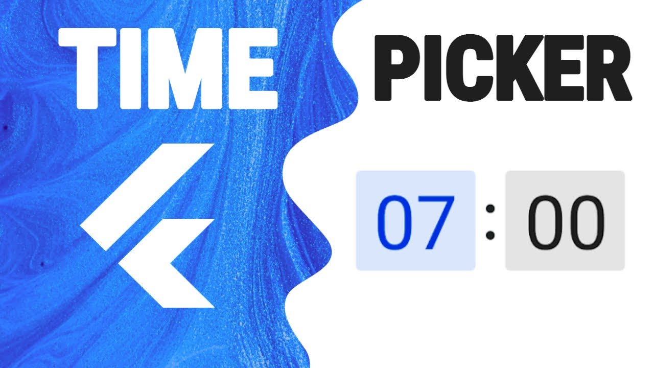 Flutter Time Picker Widget