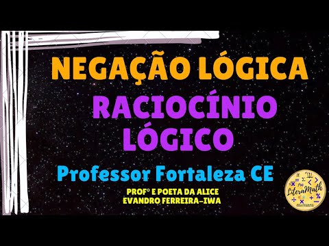 NEGAÇÃO LÓGICA- RACIOCÍNIO LÓGICO - Concurso Professor Fortaleza CE #raciocíniológico #shorts
