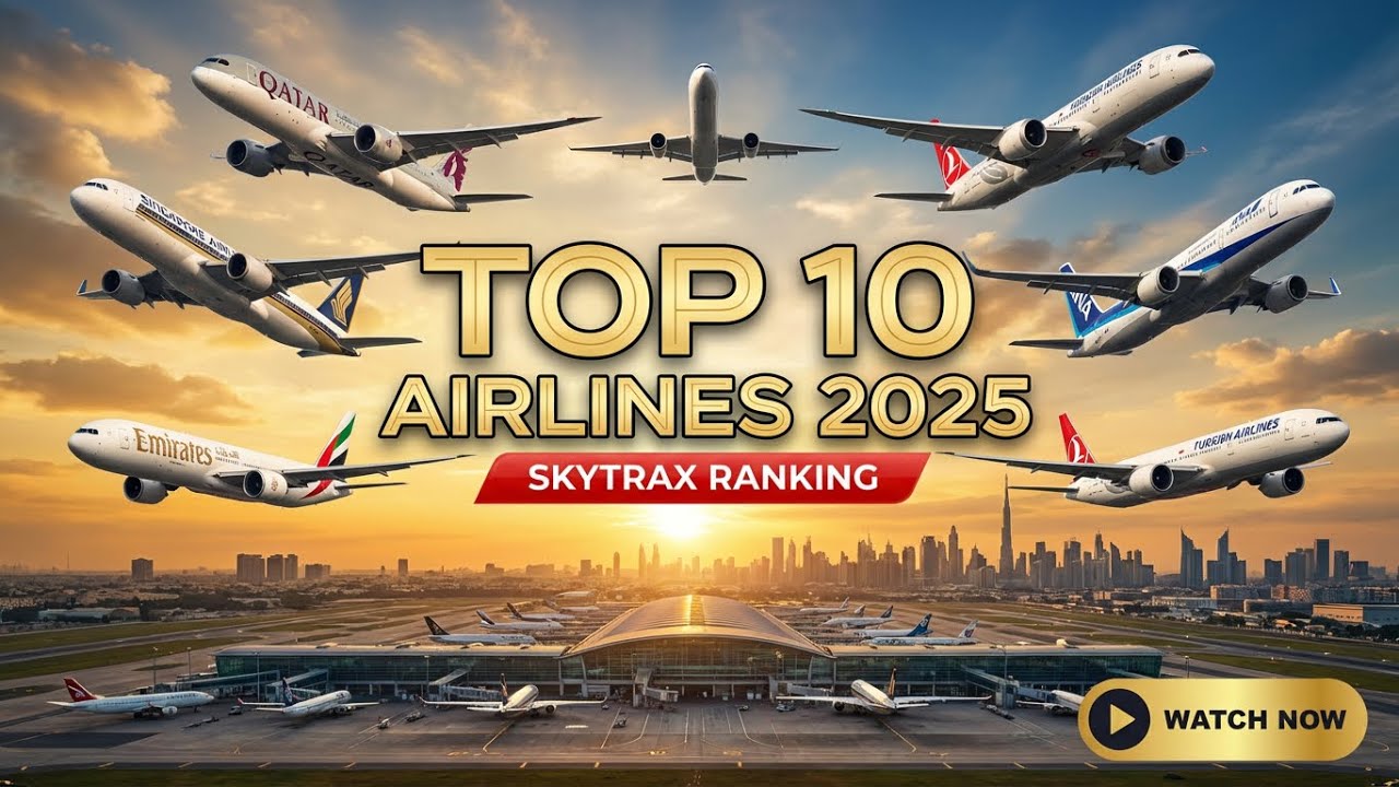 Top 10 Airlines in the World 2025 (Skytrax Rankings Revealed!)