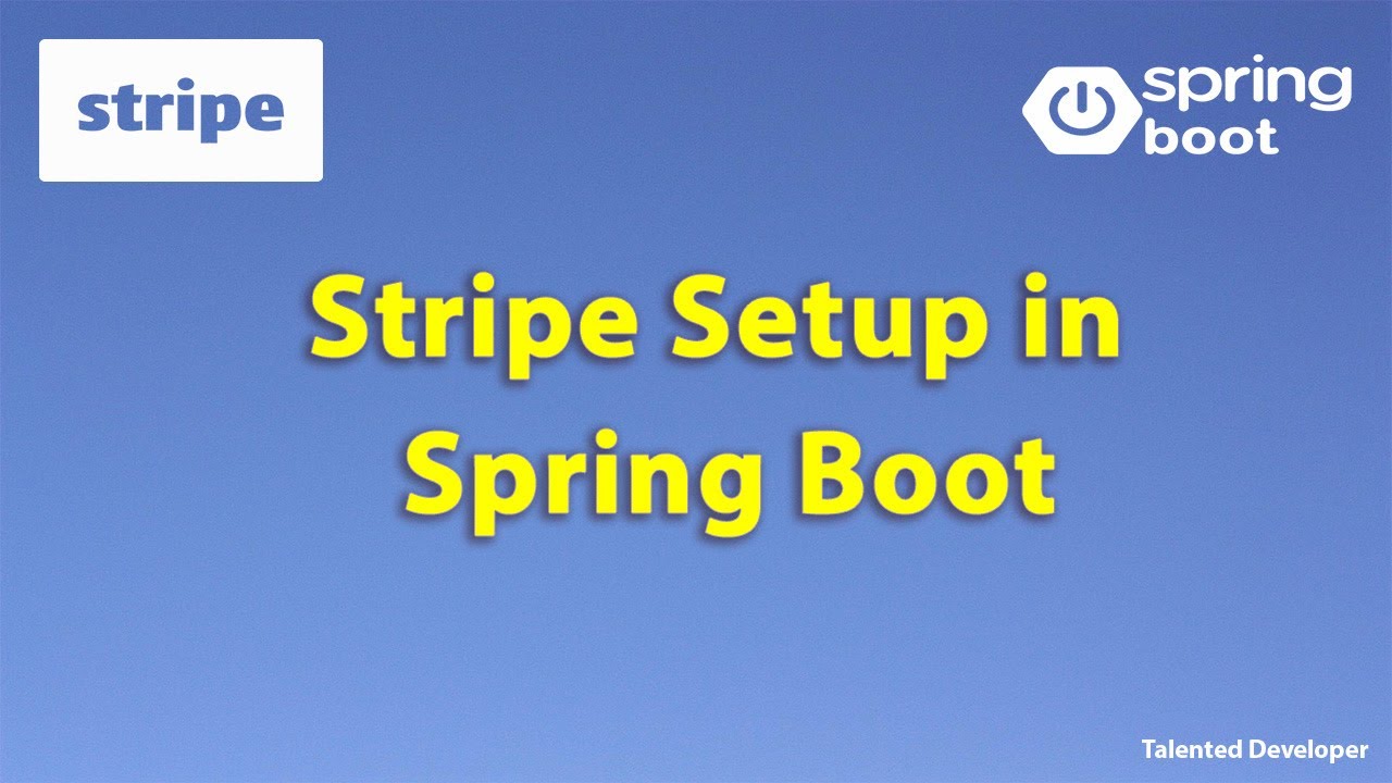 Stripe integration with Spring Boot application