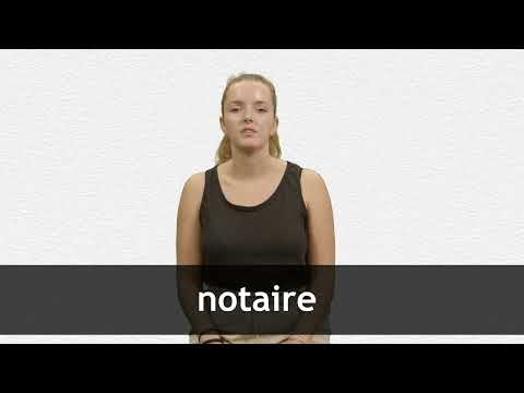 English Translation of “NOTAIRE” | Collins French-English Dictionary