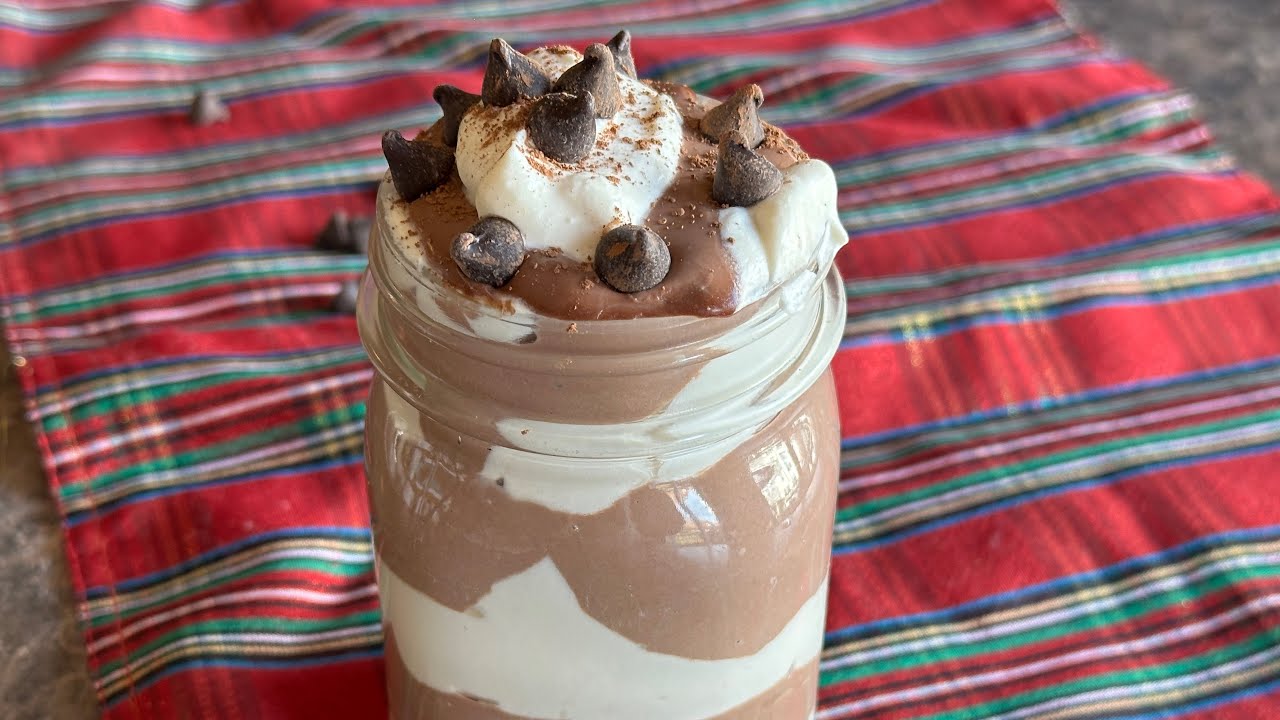 Hot Chocolate Cottage Cheese Mousse 🍫 | High-Protein Keto Dessert