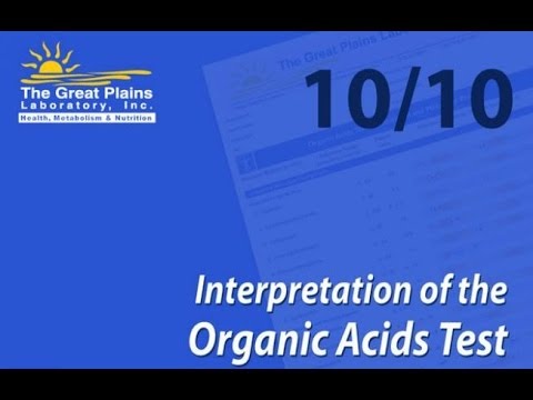 Interpretation of the Organic Acids Test (10/10)
