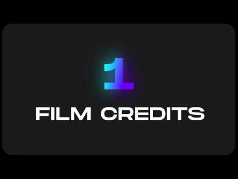 Film Credits | Adobe Premiere Pro Template