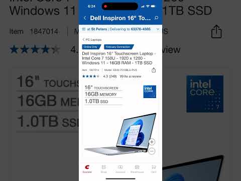 MASSIVE $300 Off! Dell Inspiron 16" Touchscreen Laptop Deal at Costco! 💻 #CostcoDeals #LaptopDeals