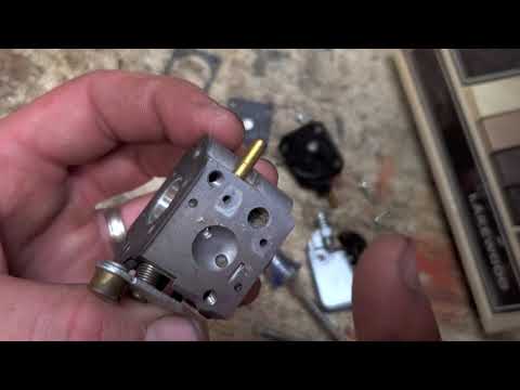 ZAMA K82 / 747A Carburetor tear down off of an ECHO TC-210 Tiller