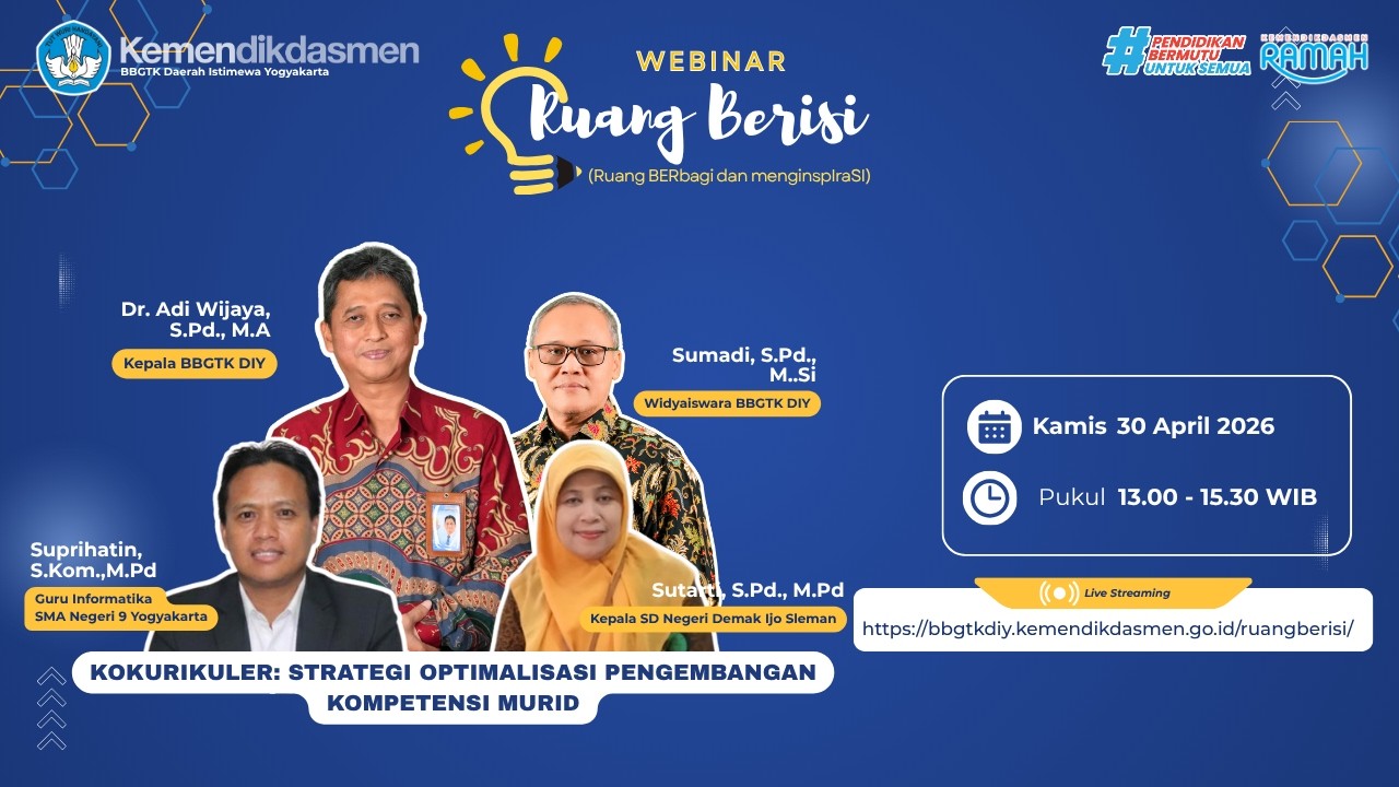 (2026) Ruang Berisi seri 8: Kokurikuler: Strategi Optimalisasi Pengembangan Kompetensi Murid