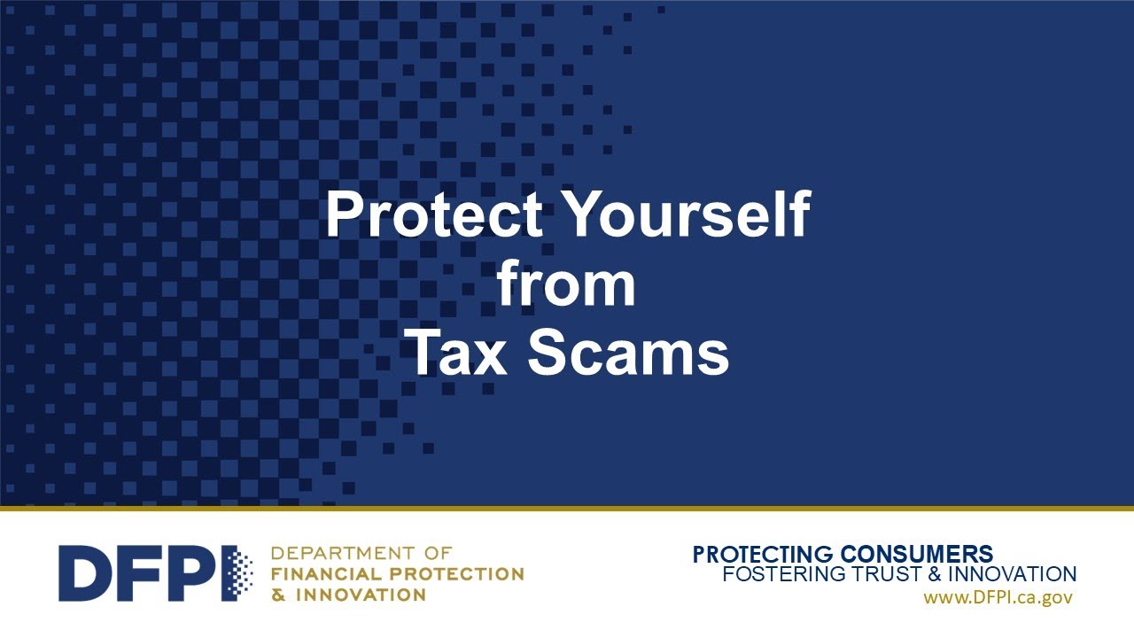 Protect Yourself from Tax Scams webinar