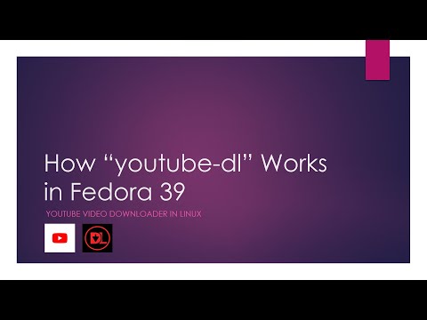 How “youtube-dl” Works in Fedora 39