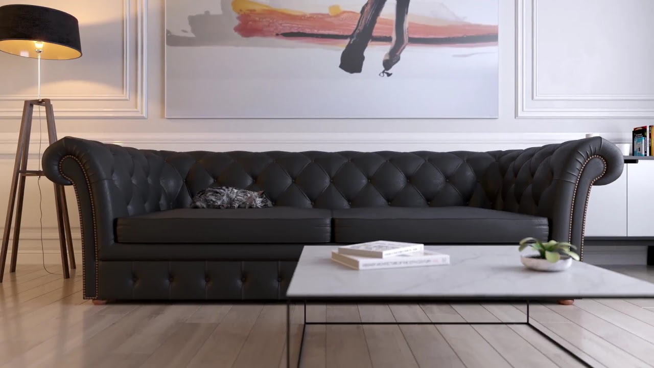 3D Model Showcase Animation in 3DS Max and Corona Renderer. Baxter Casper Sofa