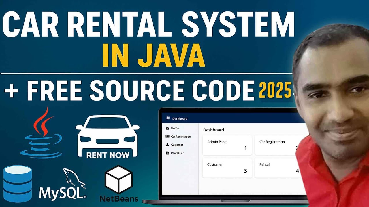 Car Rental System in gui Java swing with MySQL (2025) java projects [Free Source Code]