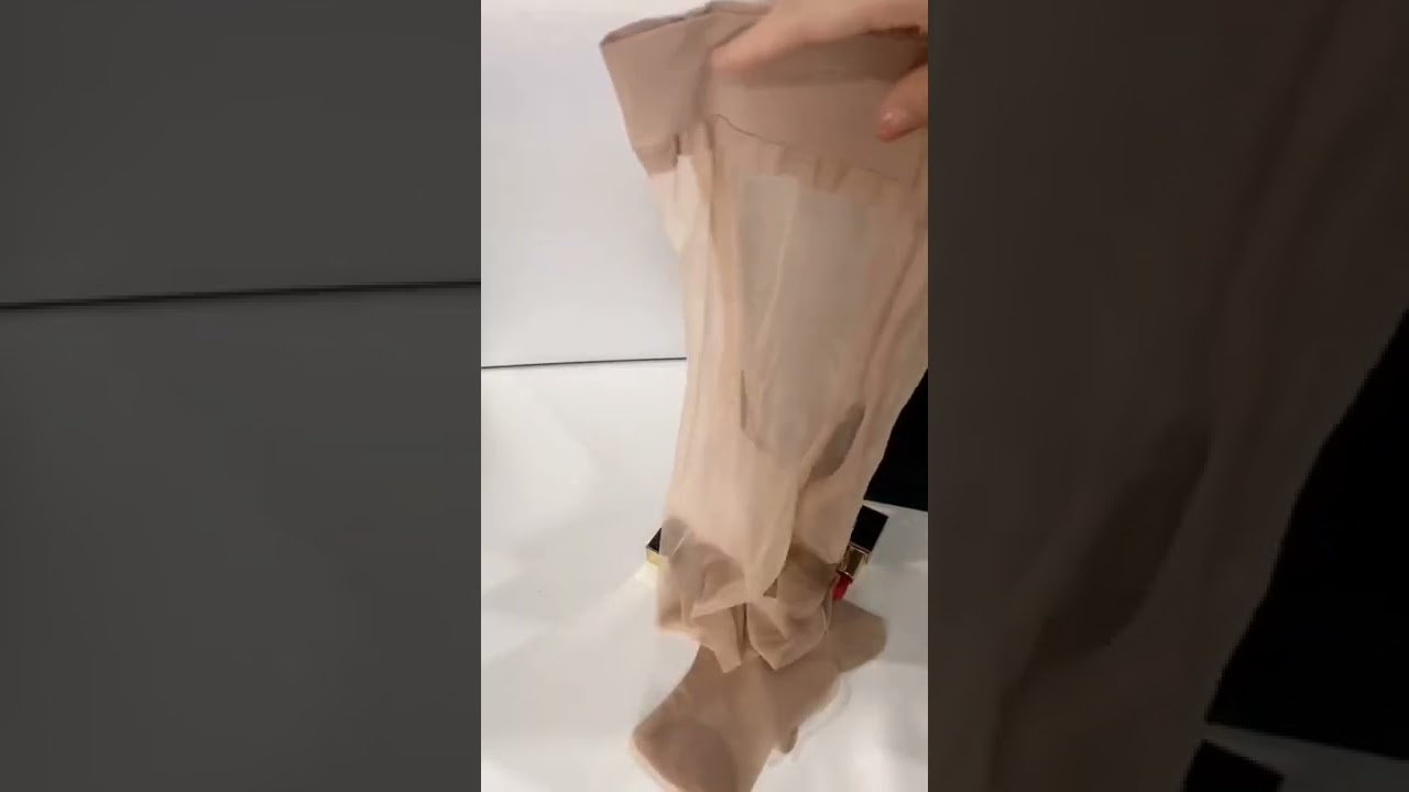Nude tights nude pantyhose girl