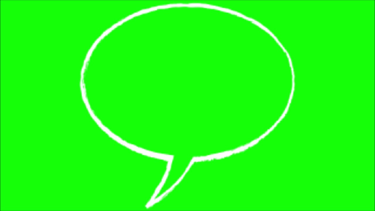 speech bubble green screen image for comic strips free