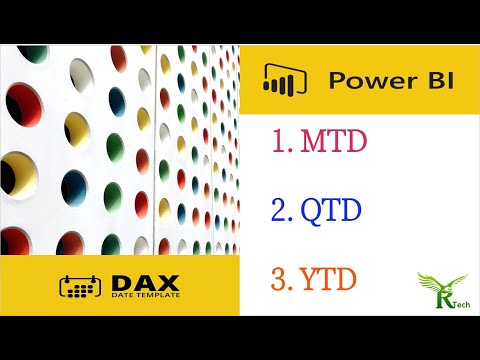# MTD, QTD, YTD - DAX CALCULATION - POWER BI