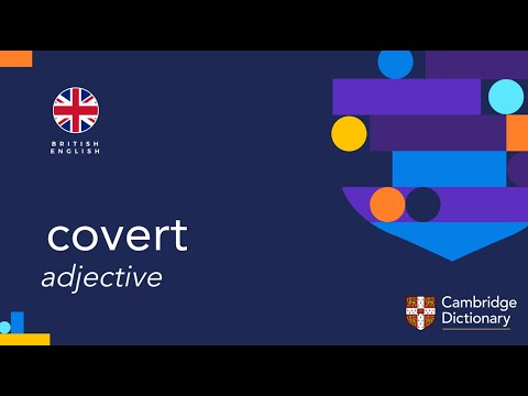 How to pronounce covert | British English and American English pronunciation