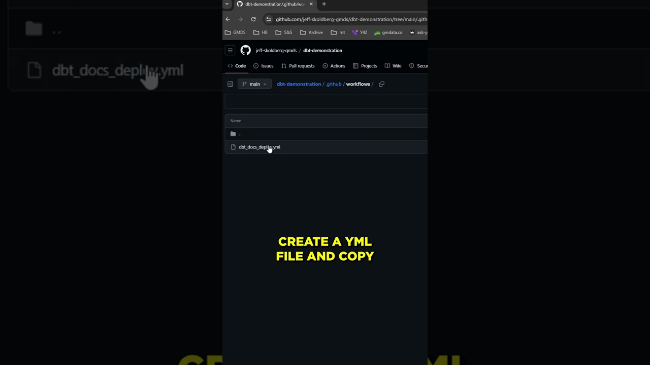 Use GitHub Pages to Host dbt Docs