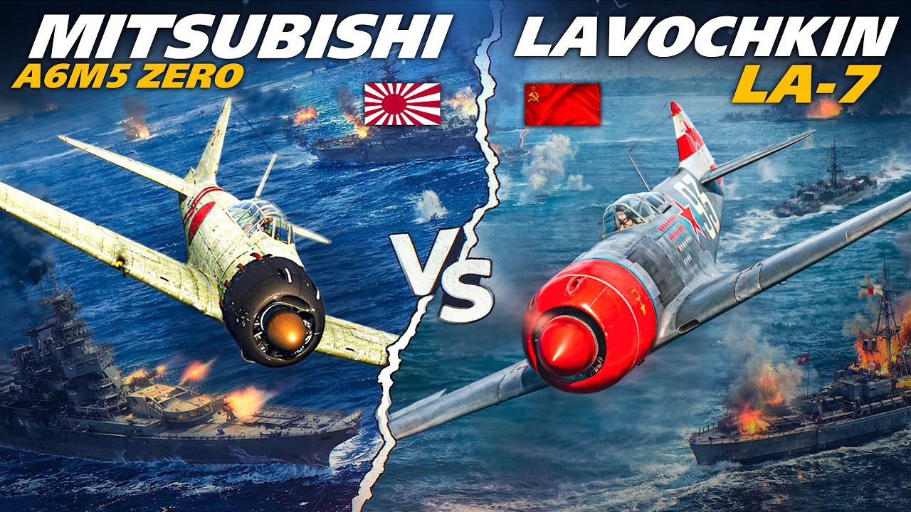 Mitsubishi A6M5 Zero Vs Lavochkin La-7 | Pacific Theatre | Digital Combat Simulator | DCS |