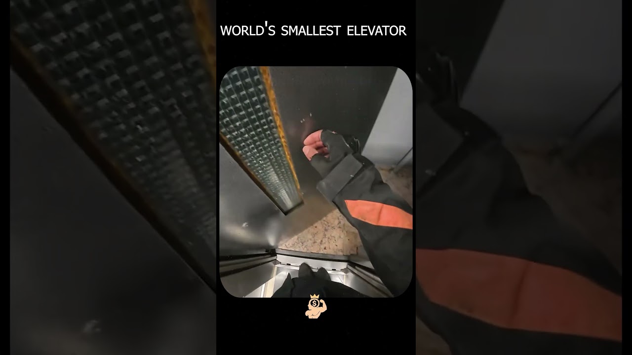 The Most Narrow Elevator Ever Seen!