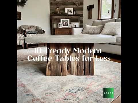 The Best Eco-Friendly Coffee Tables