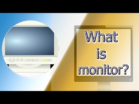 What is a monitor? | types of monitors | categorized monitored | output device | Urdu | Hindi